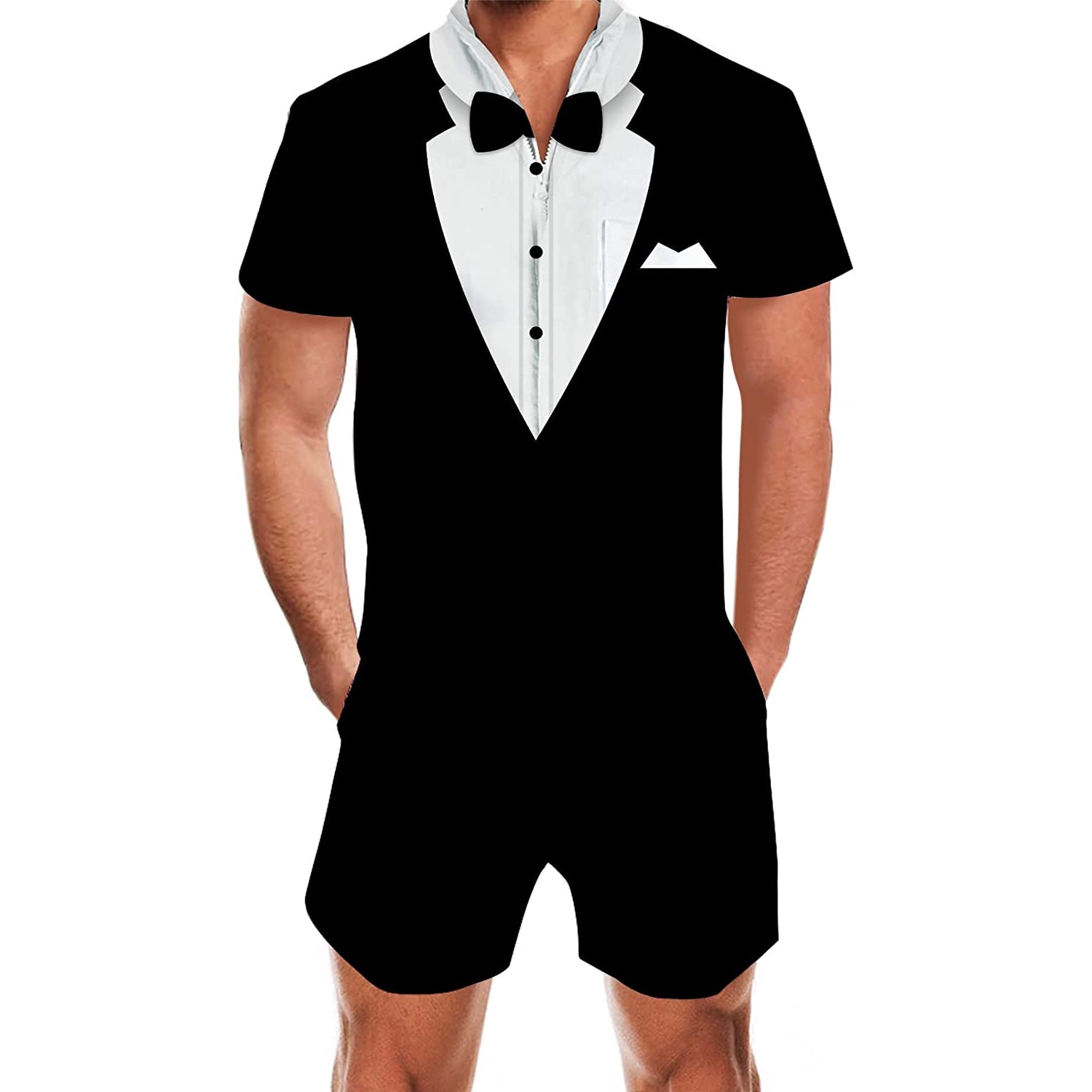 Tuxedo Men Romper – D&F Clothing®